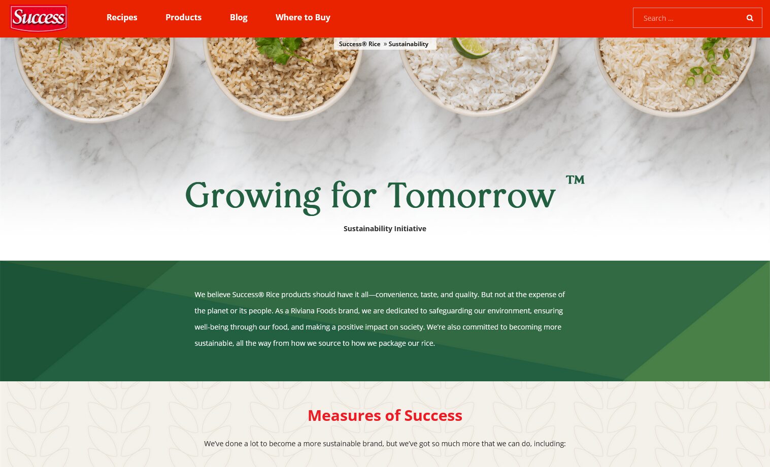 Asociación entre Success® y Evaluación de Sostenibilidad Agrícola de ...